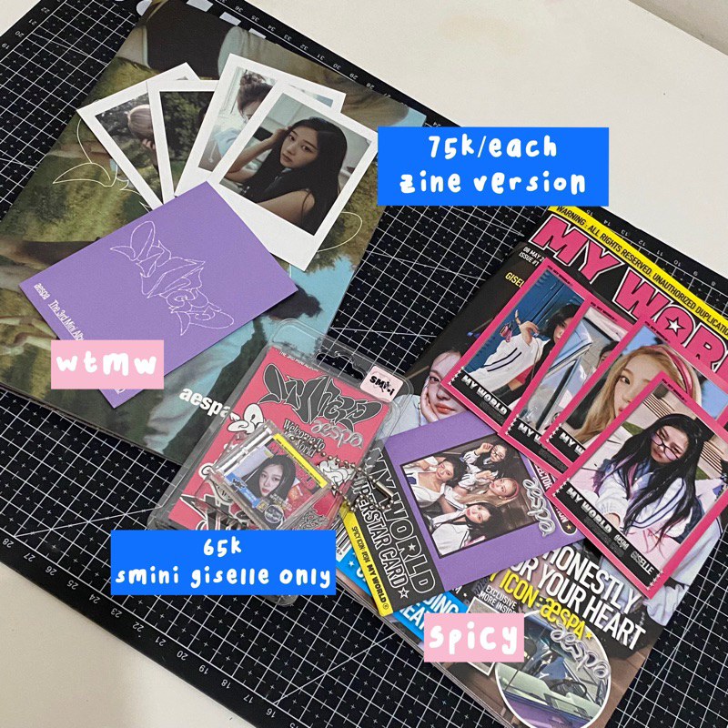 Jual [ready Album Only] Aespa Spicy Welcome To My World Album Karina