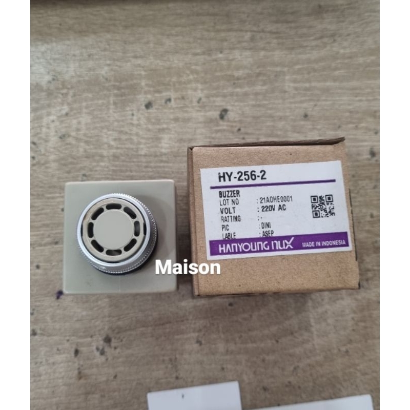 Jual Buzzer Panel Hanyoung Nux HY-256-2 220V AC | Shopee Indonesia