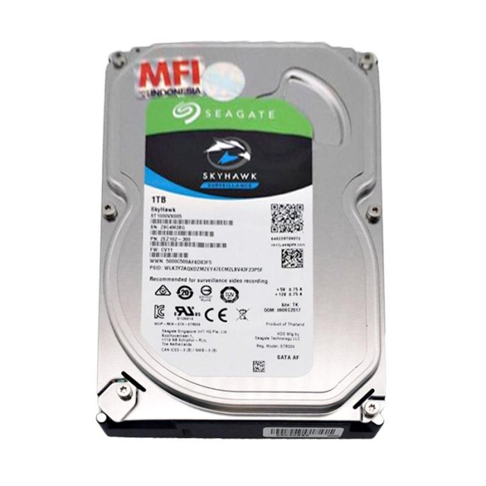 Jual SEAGATE SKYHAWK MFI 1TB HARDDISK INTERNAL 3.5" | Shopee Indonesia