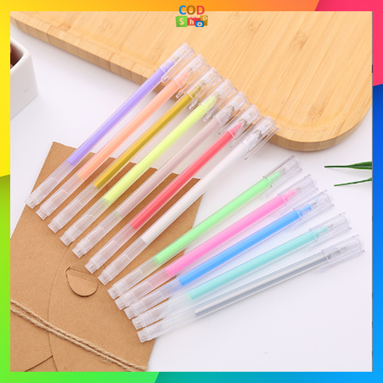 Jual COD - S5803 Pulpen Gel Warna / 1 Pcs Pena Gel Warna Warni / Pena ...