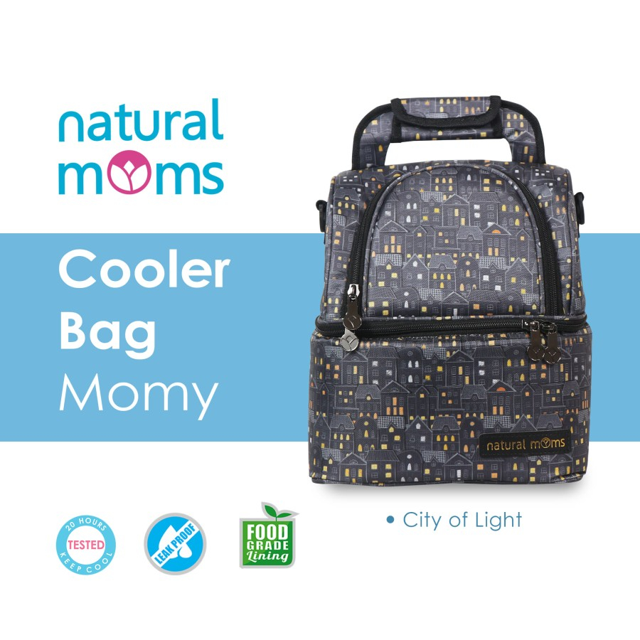 Jual Natural Moms Cooler Bag ASI - Tas Penyimpanan ASI | Shopee Indonesia