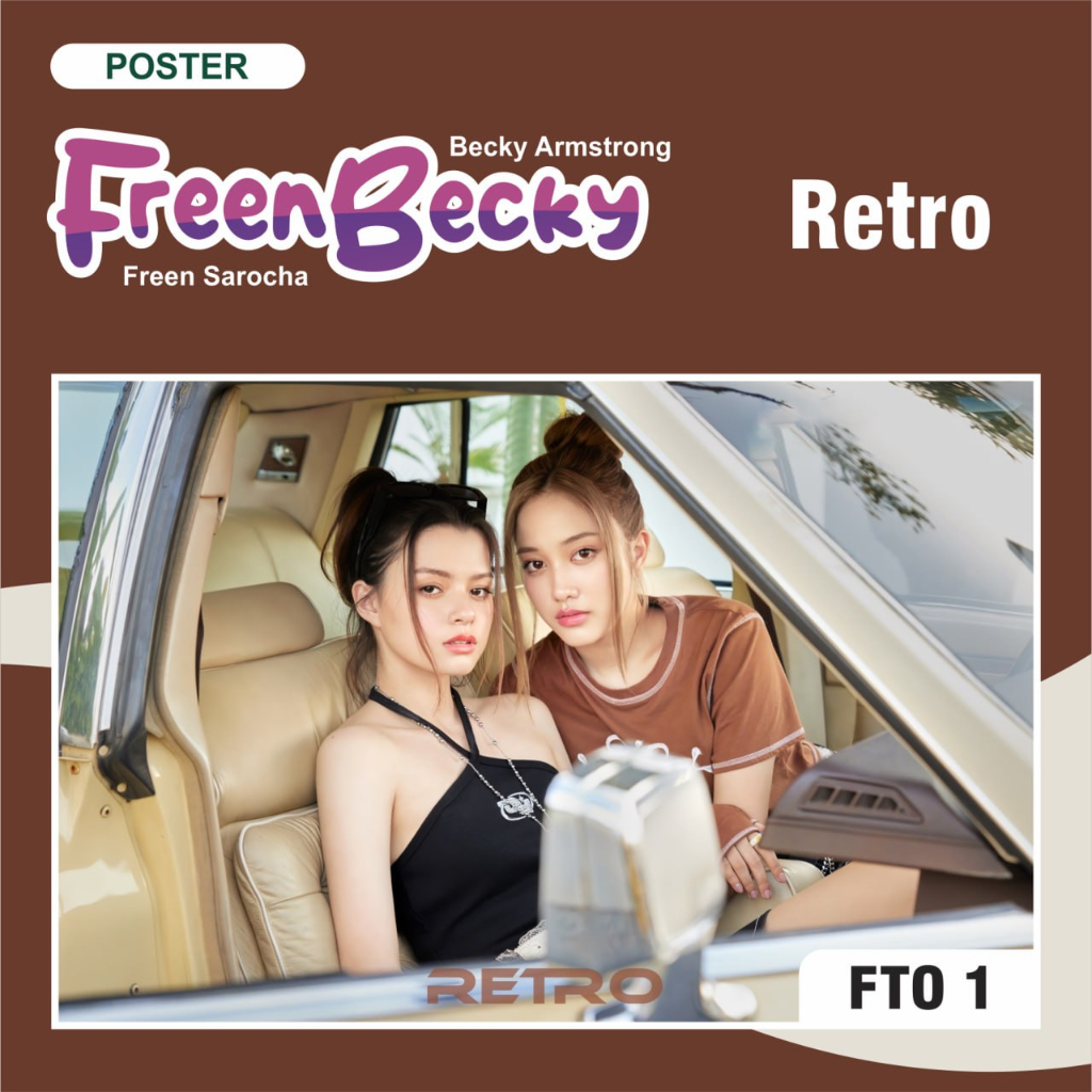 Jual POSTER THAILAND FREENBECKY RETRO VERSION FREEN SAROCHA BECKY ARMSTRONG | Shopee Indonesia