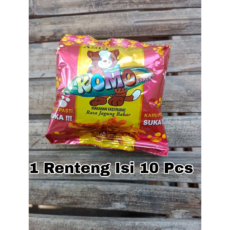 Jual Snack Komo 1 Renteng Isi 10 Pcs | Shopee Indonesia