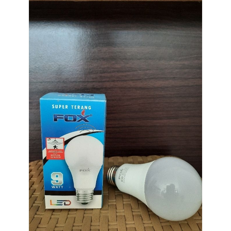 Jual Lampu sensor LED Fox 9 watt lampu sensor gerak | Shopee Indonesia