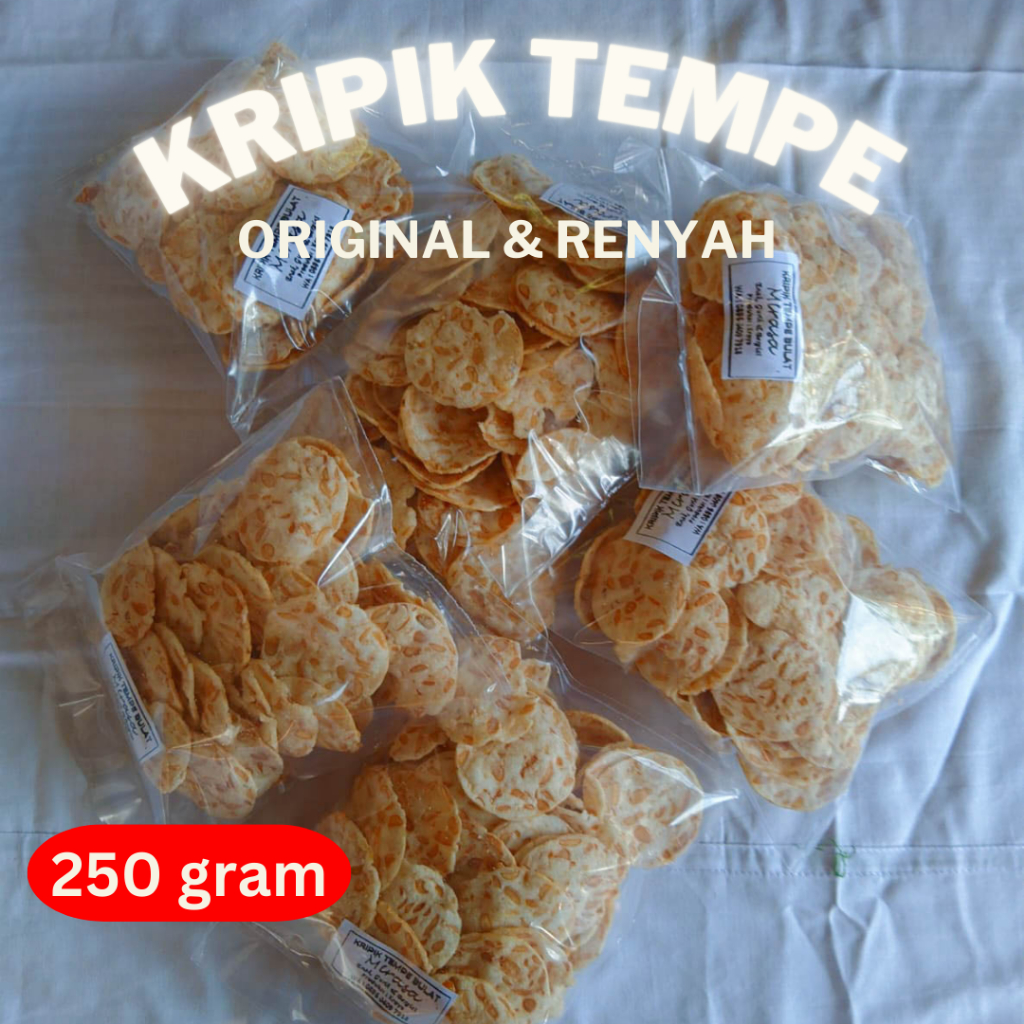 Jual kripik tempe 250 gram - Camilan Gurih dan Lezat | Shopee Indonesia