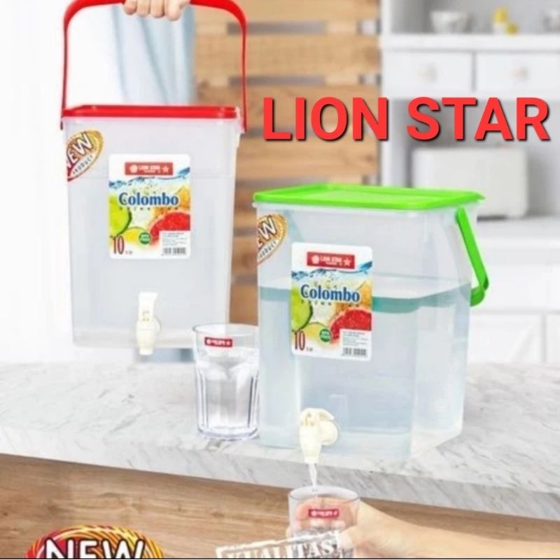 Jual Dispenser air drink jar lion star 10 liter/Tempat air minum ...