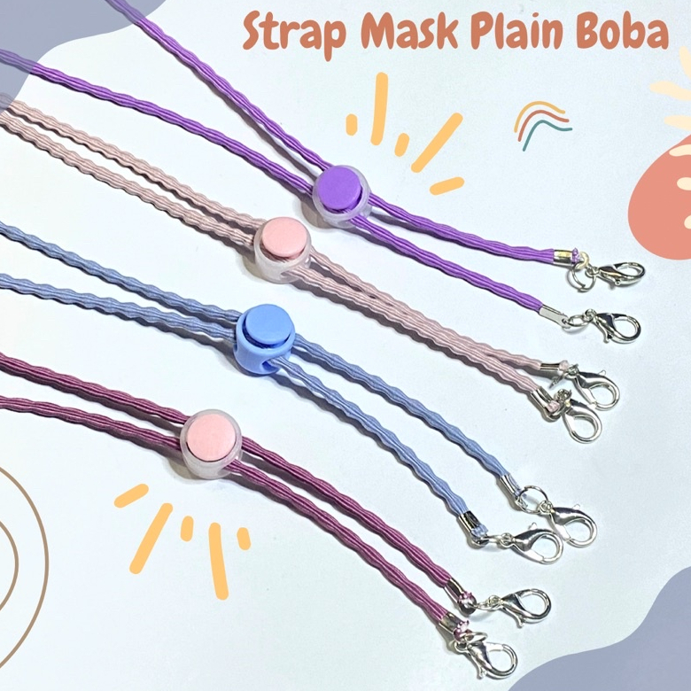 Jual Strap Masker 2in1 Tali Korea String Elastis / Kalung Masker Hijab ...