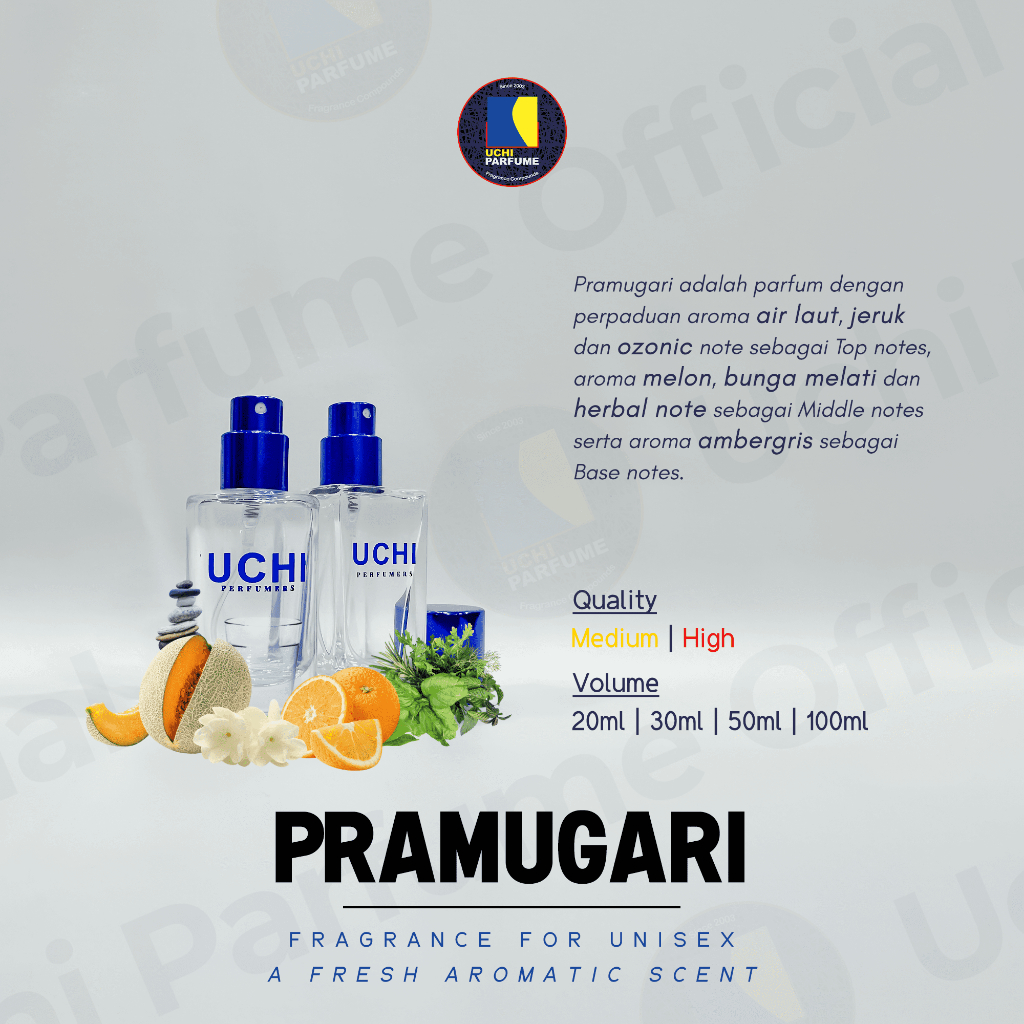 Jual Uchi Parfume Pramugari (30ml,50ml,100ml) | Shopee Indonesia
