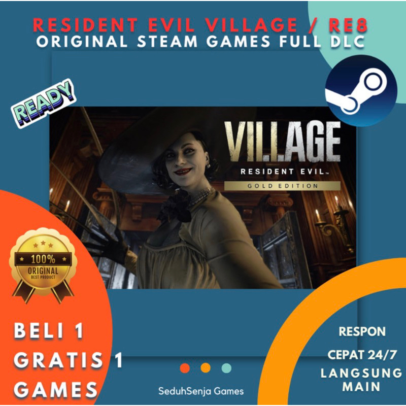 Jual Resident Evil : Village / Resident Evil 8 Gold Edition Original ...
