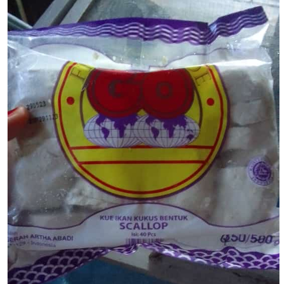 Jual Go Scallop Ikan Olahan 500 gr isi 40 pcs | gr Frozen Food Murah ...