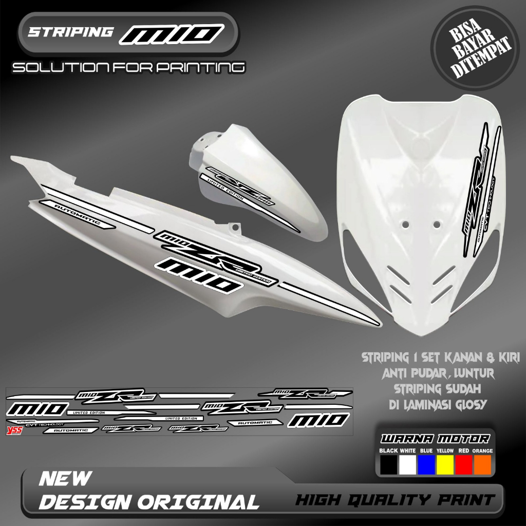 Jual STRIPING VARIASI MIO SPORTY / MIO SMILE | Shopee Indonesia