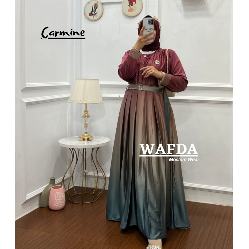 Jual Gamis GRADASI ARMANI SILK JASMINE BY WAFDA DAN SATIN VELVET ...