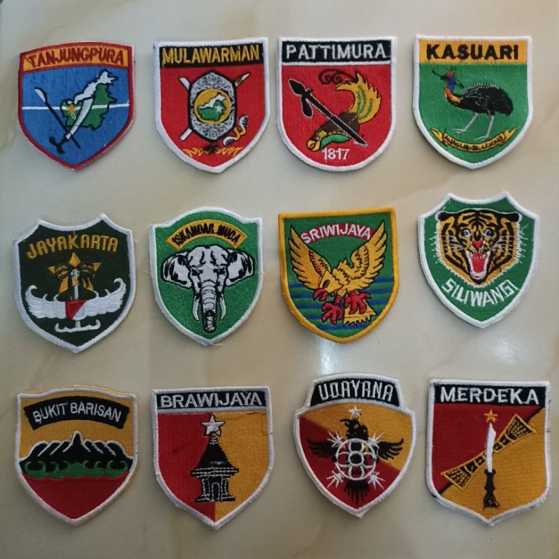 Jual Badge | Bet | Brevet PDH TNI Logo KODAM | Shopee Indonesia
