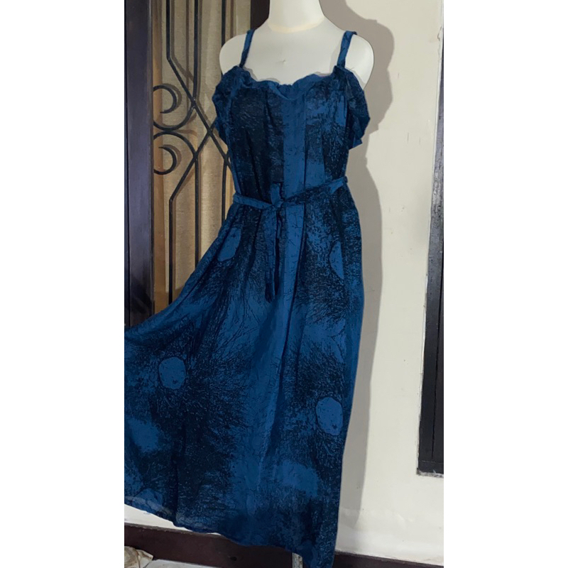 Jual DRES LOBEK/BECCA LONG DRES MOTIF AKAR dan POLOS | Shopee Indonesia