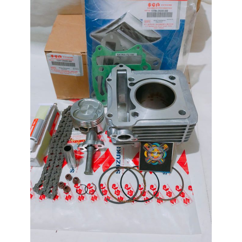 Jual PAKET BLOK SEHER KOMPLIT 25G, SUZUKI SATRIA FU 150,KARBU. | Shopee Indonesia
