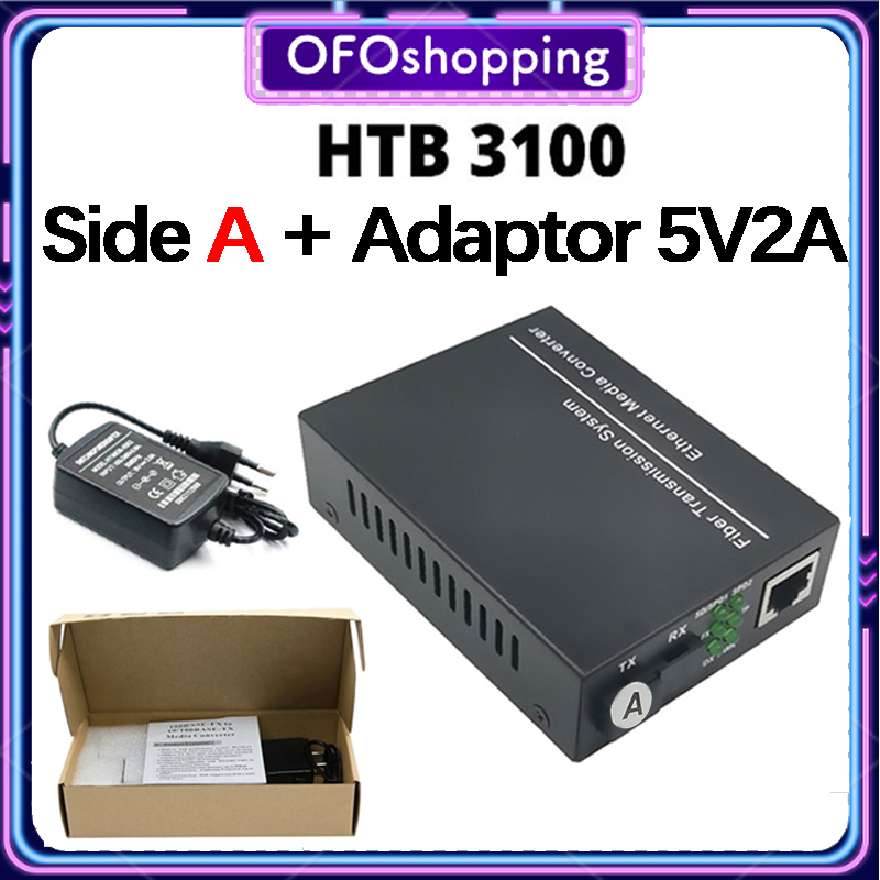 Jual Htb 3100 A Media Converter Netlink 10 100mbps 25km Htb Fo A Fiber