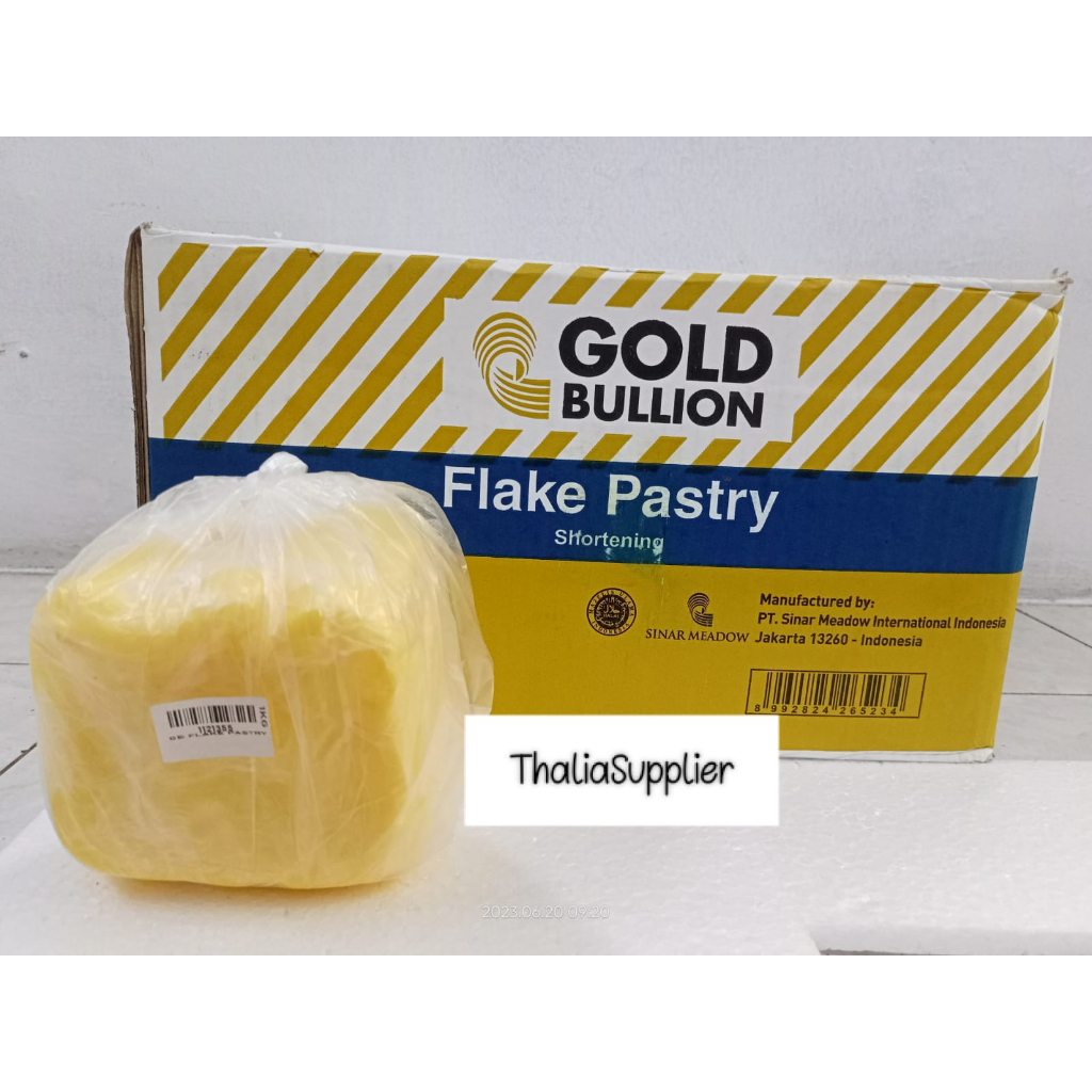 Jual GOLD BULLION FLAKE PASTRY ECER 1KG, MENTEGA KHUSUS PASTRY, ROTI ...