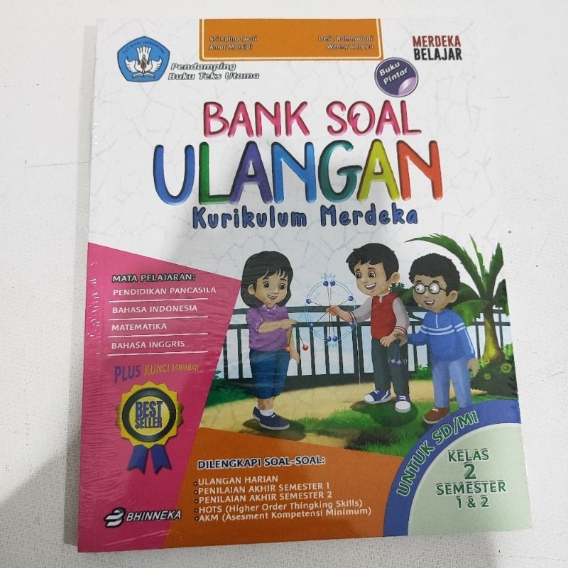 Jual BUKU BANK SOAL ULANGAN KURIKULUM MERDEKA KELAS 1-6 SD | Shopee Indonesia