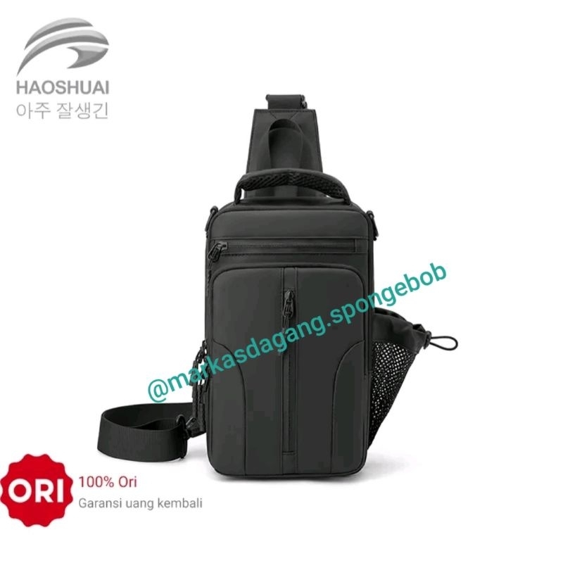 Jual TAS SELEMPANG PRIA HAOSHUAI 1100-51 SLINGBAG PRIA | Shopee Indonesia