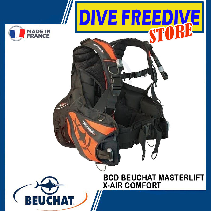 Jual BCD Beuchat Masterlift X-Air Comfort BC Jacket Rompi Jaket Basic Scuba Diving Dive Gear ...