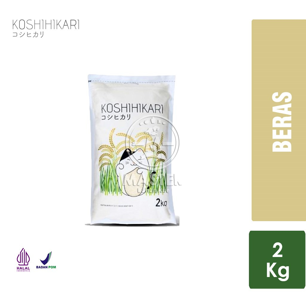 Jual Beras Jepang Koshihikari / Beras Japonica / Sushi Rice [2 Kg ...