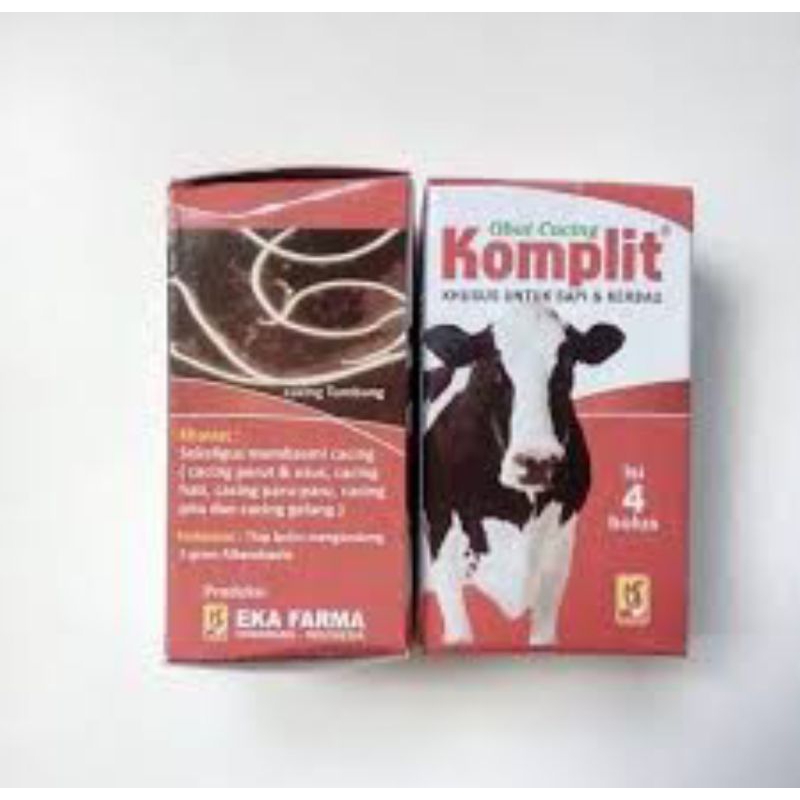 Jual Eka Farma / Obat Cacing Komplit Sapi 2 Bolus & 4 Bolus / MEMBASMI ...