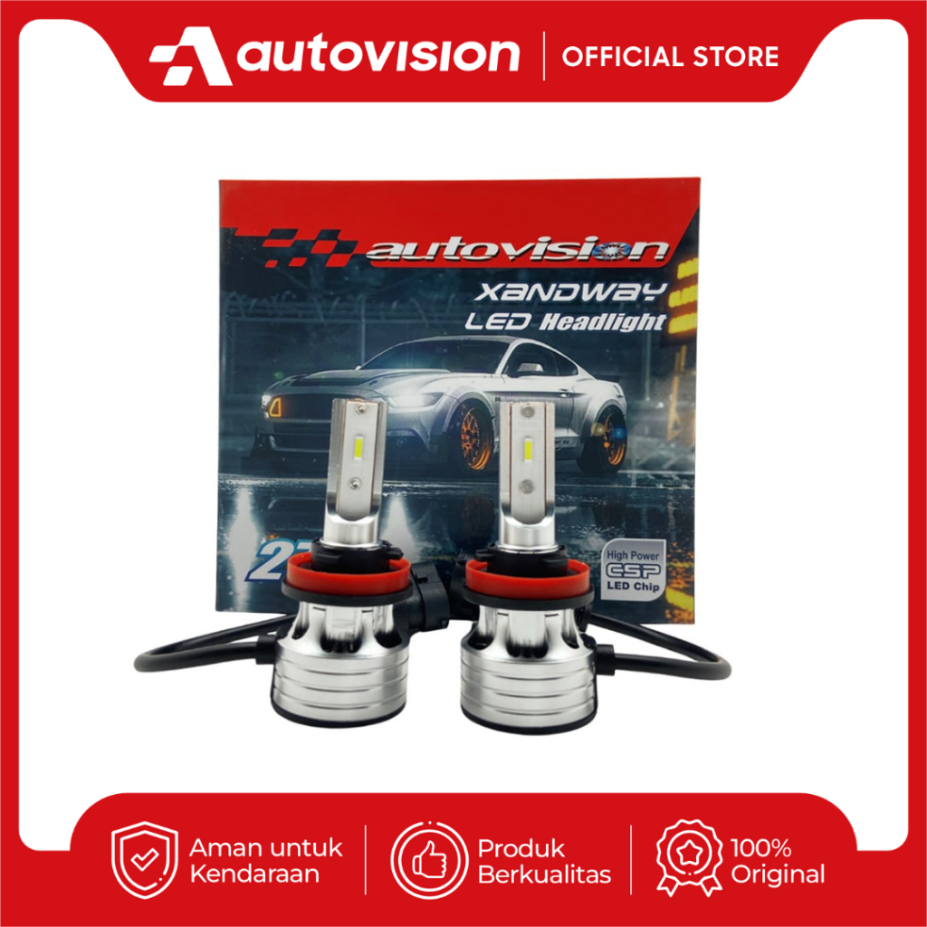Jual Foglamp/Lampu Kabut Mobil LED Autovision Xandway H11 12V 27W | Shopee Indonesia