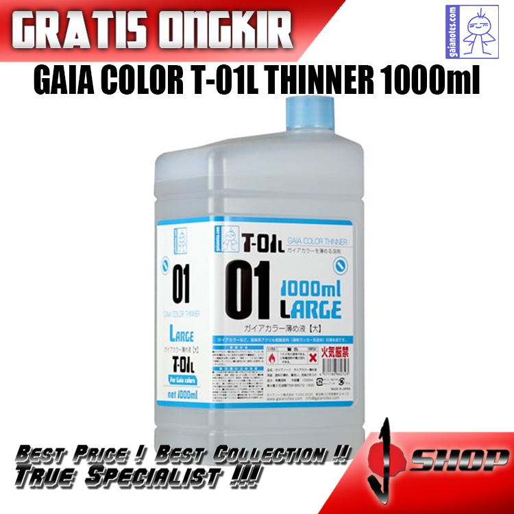 Jual GAIA COLOR T-01L THINNER 1000ml | Shopee Indonesia