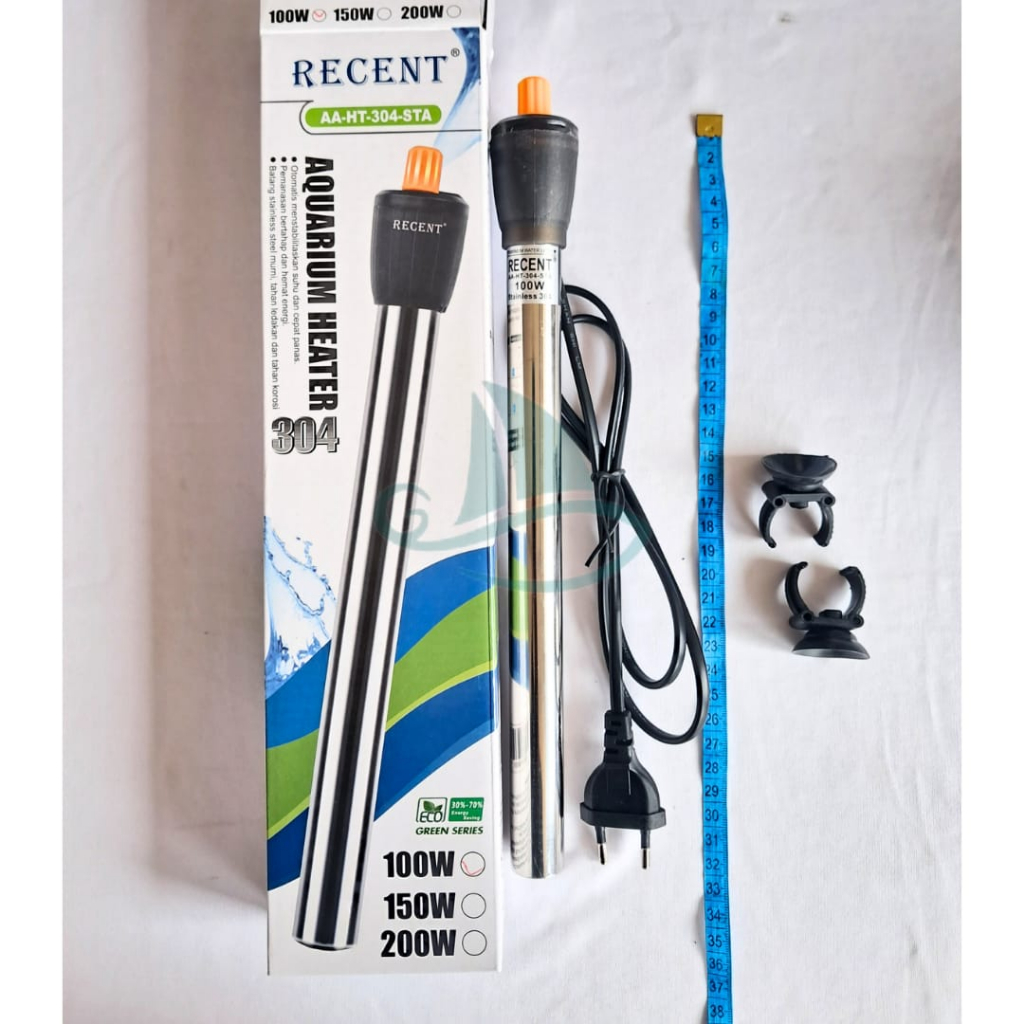 Jual HEATER STAINLESS Pemanas RECENT AA HT 25watt, 50watt, 75watt ...