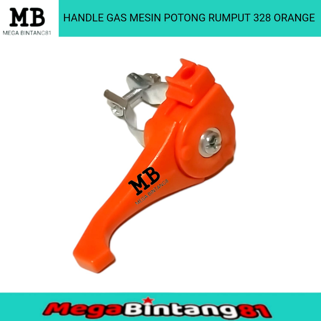 Jual Handle Gas Throttle Lever Pedal Gas ORANGE Mesin Potong Rumput ...