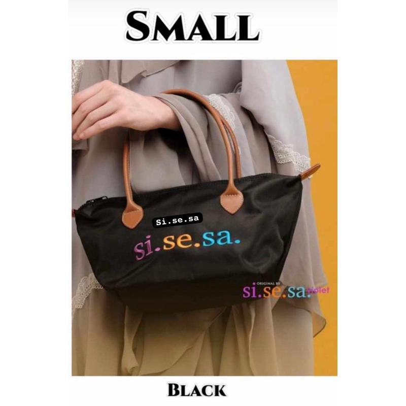 Jual SISESA ESSENTIAL BAG BLACK Small | Shopee Indonesia