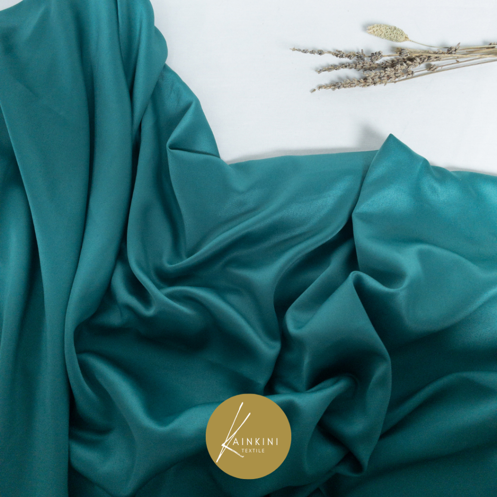 Jual (1 meter) Kain Satin Velvet Premium Grade A Kilap Doff Kainkini ...