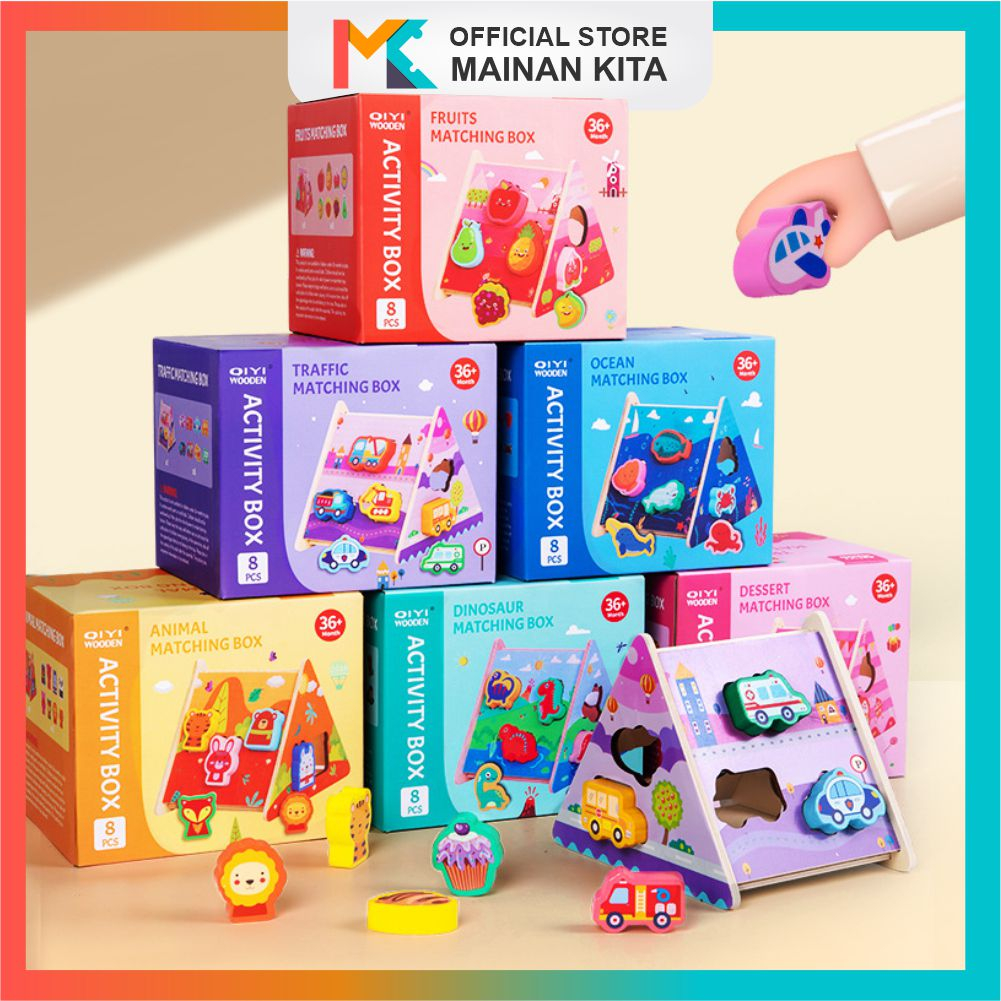 Jual MK117 Mainan Edukasi Anak Mencocokan Bentuk Gambar | Montessori ...