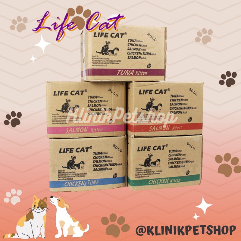 Jual LIFE CAT POUCH KITTEN 85GR 1 BOX - LIFE CAT POUCH ADULT 85GR 1 BOX ...