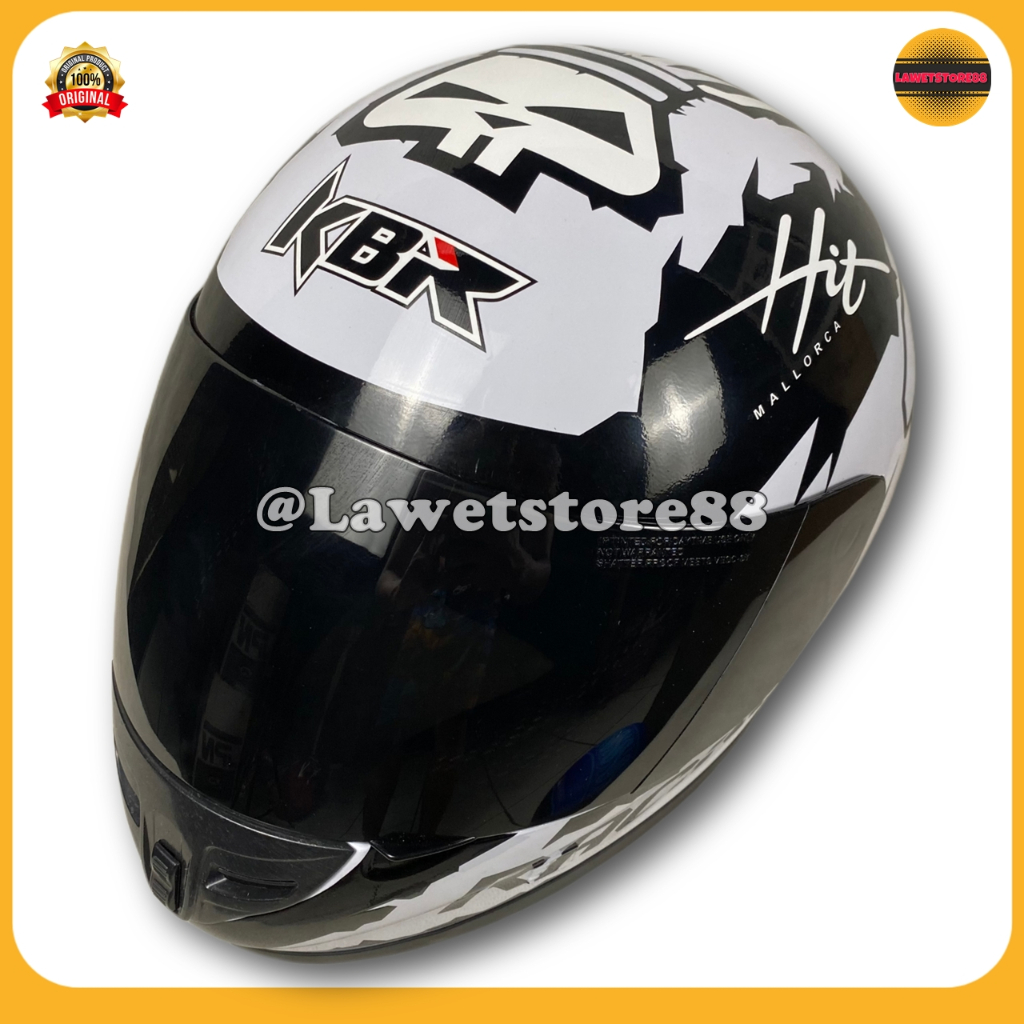 Jual Helm Sepeda Motor Full Face Kbr Motif Venom K2 Dan Mandalika ...