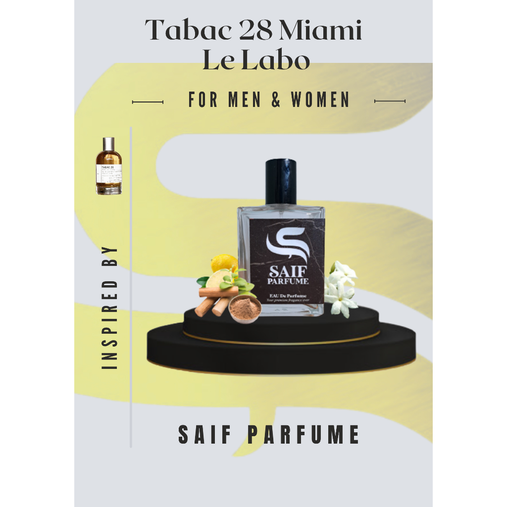 Jual TABAC 28 MIAMI LE LABO BY SAIF PARFUM | Shopee Indonesia