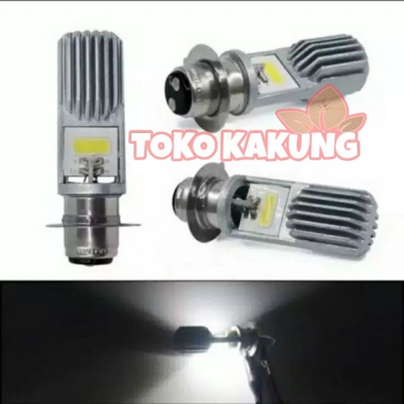 Jual Lampu Led Depan AC DC H6 kualitas bagus model gerigi | Shopee Indonesia