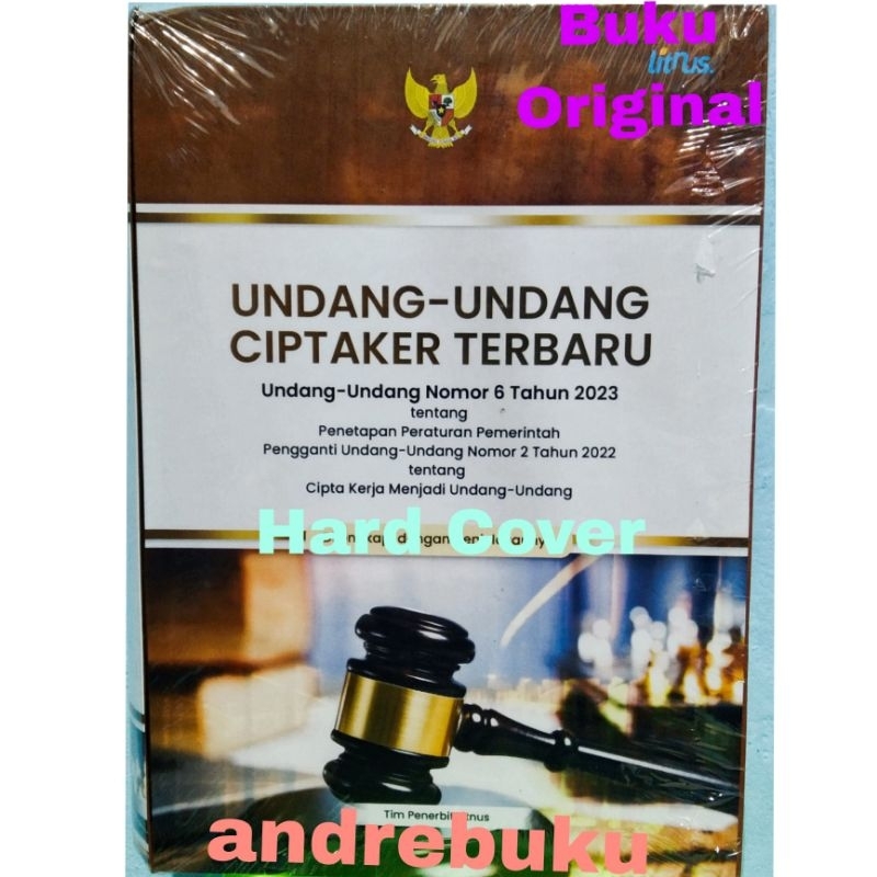 Jual Undang undang Ciptaker Terbaru No 6 Tahun 2023 Hard Cover | Shopee ...