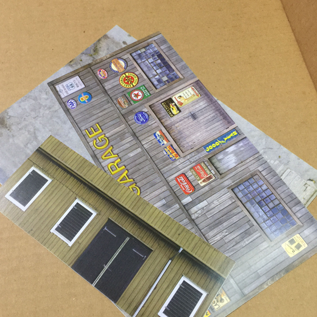 Jual Diorama Diecast papercraft skala 1/64 - Model Old Garage | Shopee ...