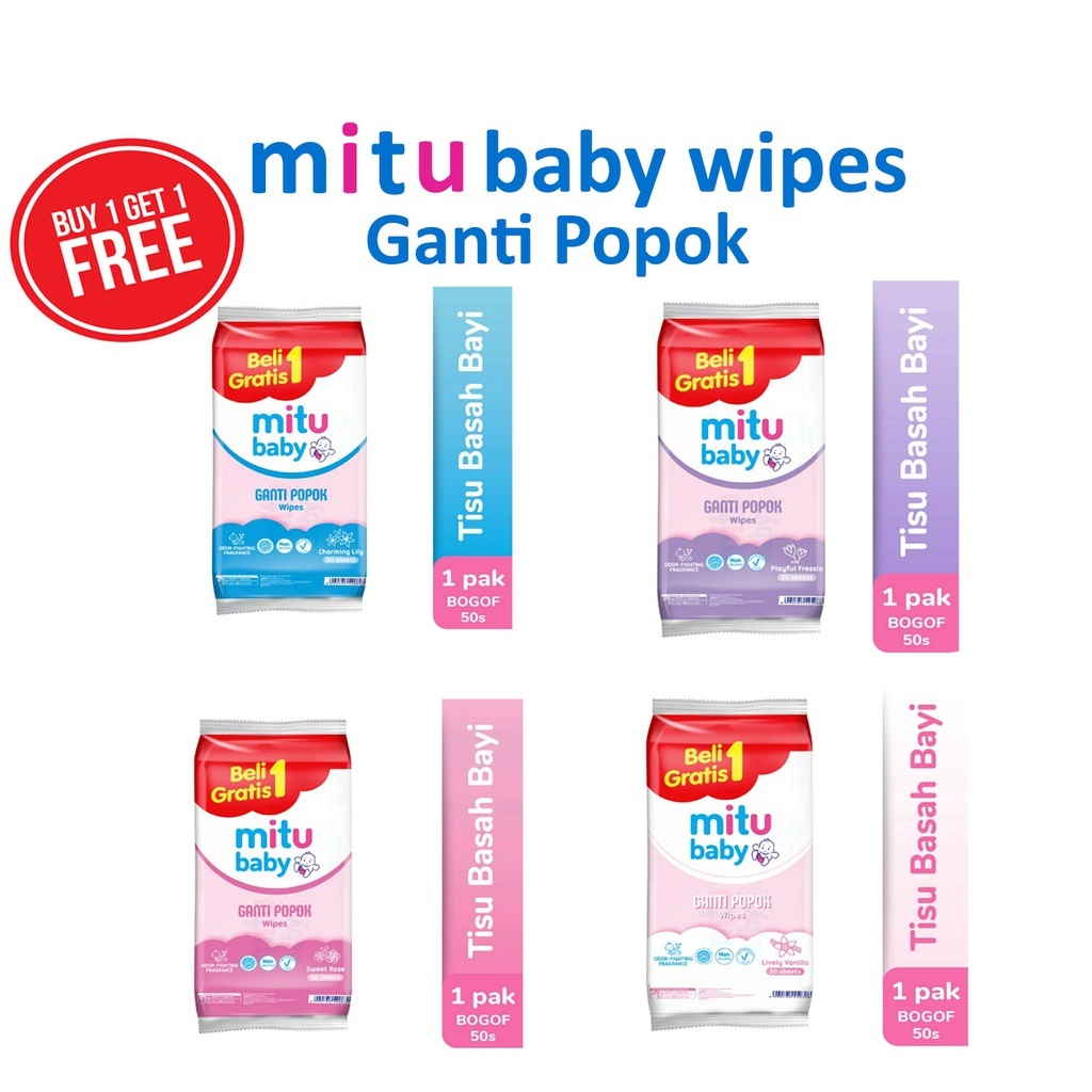 Jual ARJUNA MITU Baby Tisu Basah / WIpes Mitu Baby / Tisu Basah Mitu ...