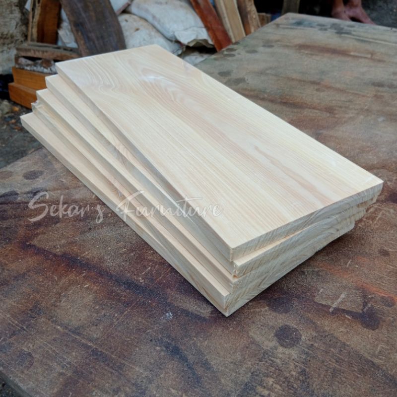Jual papan kayu pinus halus tanpa lubang paku ukuran custom | Shopee ...