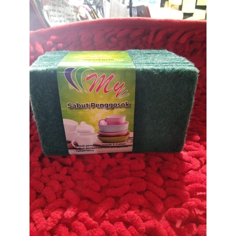 Jual (isi 12 PC) sabut cuci piring/tapas hijau | Shopee Indonesia