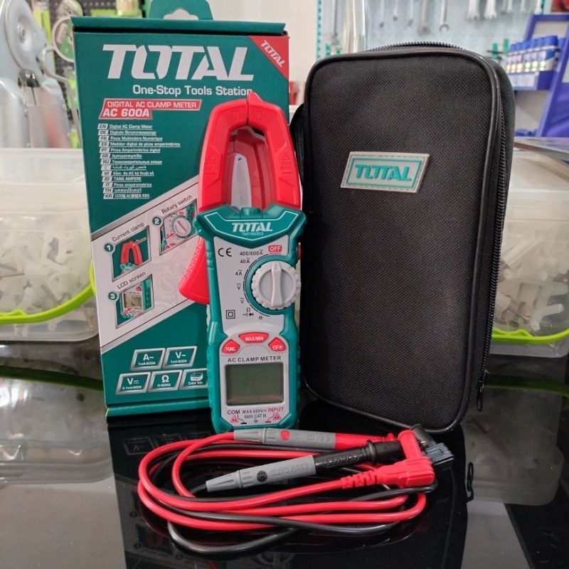 Jual TANG AMPER DIGITAL "TOTAL" AC 600A ||DIGITAL AC CLAMP METER 600A ...