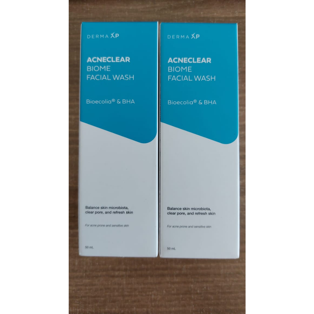 Jual Derma xp acne clear biome Facial wash | Shopee Indonesia