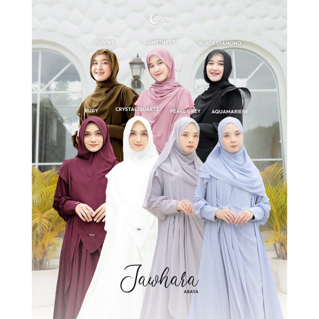 Jual Coverme Dress Abaya Jawhara Set Inner Outer Premium | Shopee Indonesia