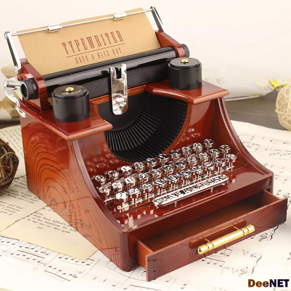 Jual Typewriter Music Box - Kotak music model mesin tik - YL2021 ...