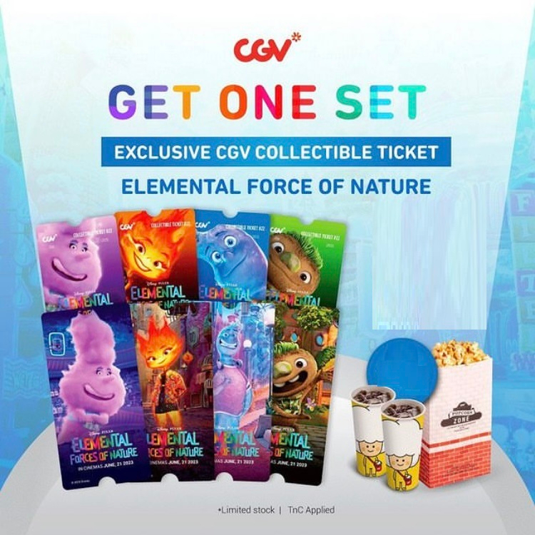 Jual Elemental x CGV Official Collectible Ticket Set | Shopee Indonesia