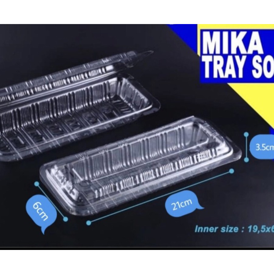 Jual Mika Tray Besar Sosis Hot Dog Sate isi 50 Box Makanan | Shopee ...