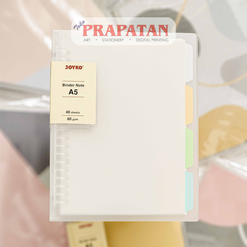 Jual Joyko Binder Note Transparent Cover | Buku Tulis Binder | Shopee ...