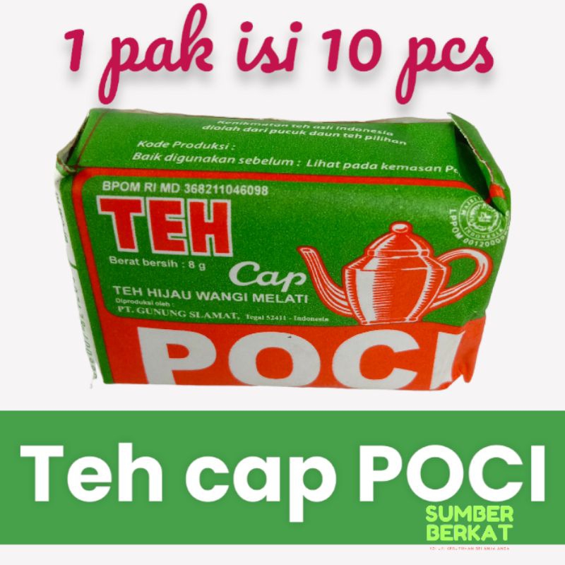 Jual Teh poci bubuk pak kecil isi 10x8g | Shopee Indonesia